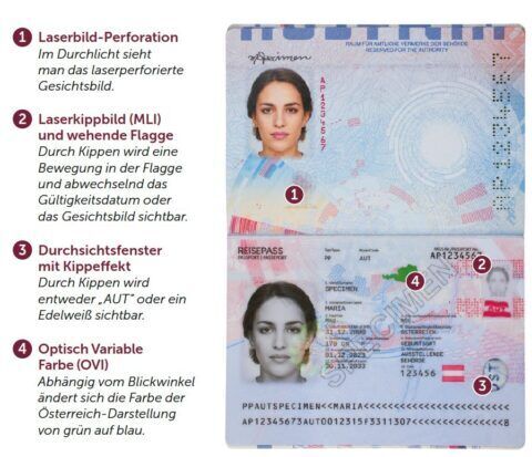 New Generation of Austrian Passports launch on Dec 1st • OSD