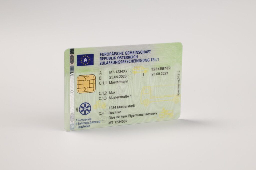 Vehicle Registration Card • OSD